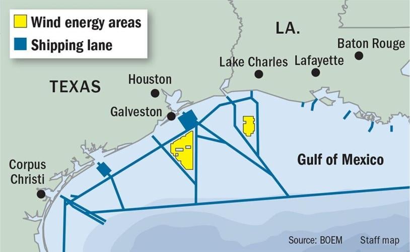 Gulf's first two zones for offshore wind farms selected off Louisiana ...