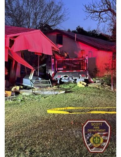 Two Scott homes were destroyed after truck crashed into them | Crime ...