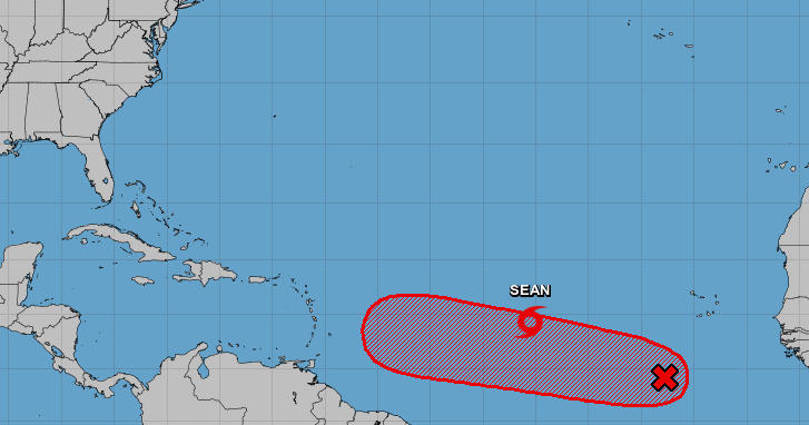 Tropical Storm Sean regains some strength | Hurricane Center ...