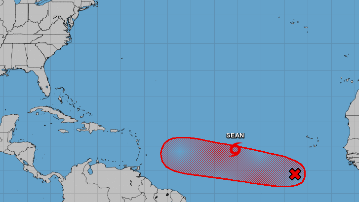 Tropical Storm Sean regains some strength | Hurricane Center ...