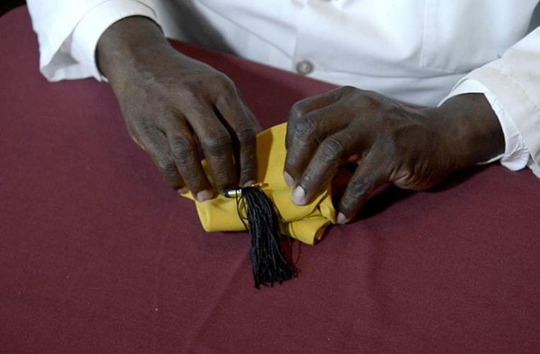 More than 700 folds makes Tyrone Howard the 'Napkin King' | News ...
