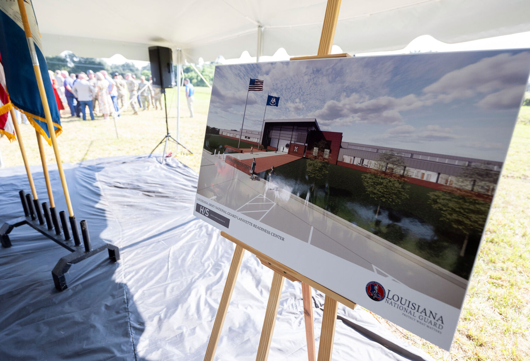 Groundbreaking for National Guard Lafayette Readiness Center | Photos ...