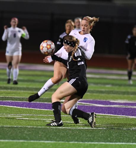 Division I girls soccer semifinals: Riley Hicock's two goals lead ...