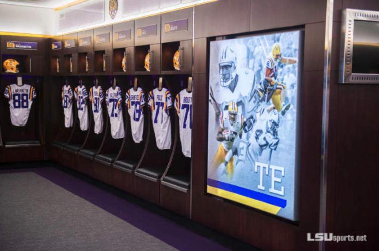 LSU reveals renovated game day locker room to players | LSU ...