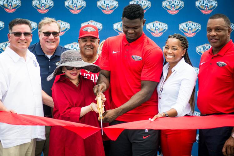 At Goretti Playground dedication, Zion Williamson connects with New ...