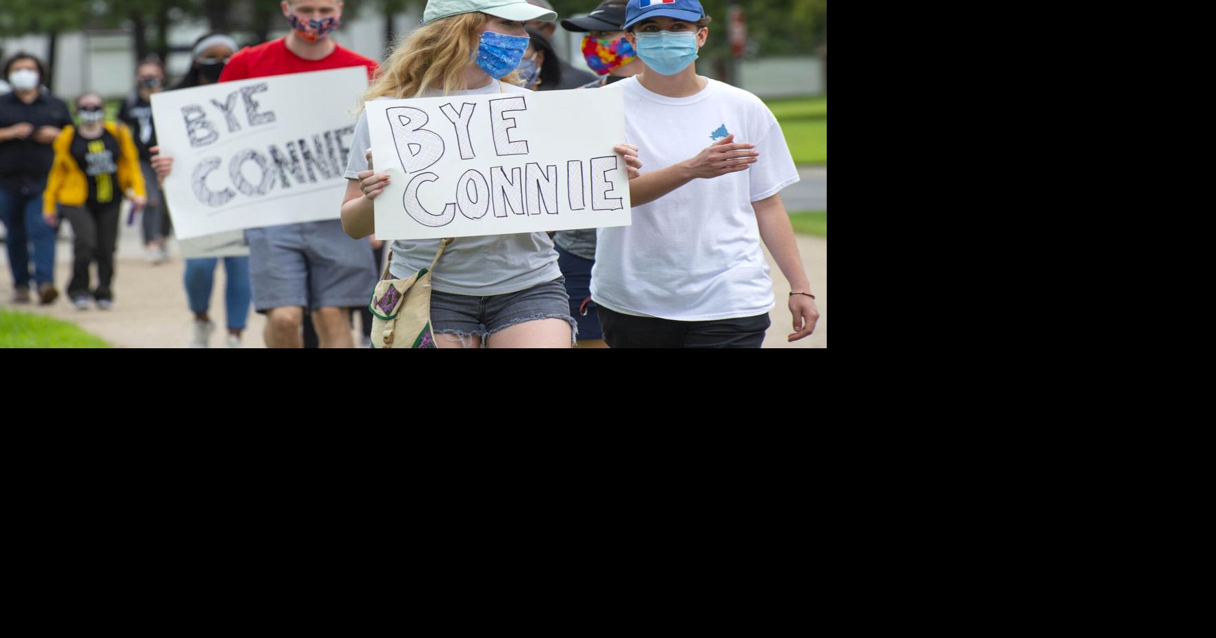 Photos: Protesters march to home of EBR school board member Connie ...