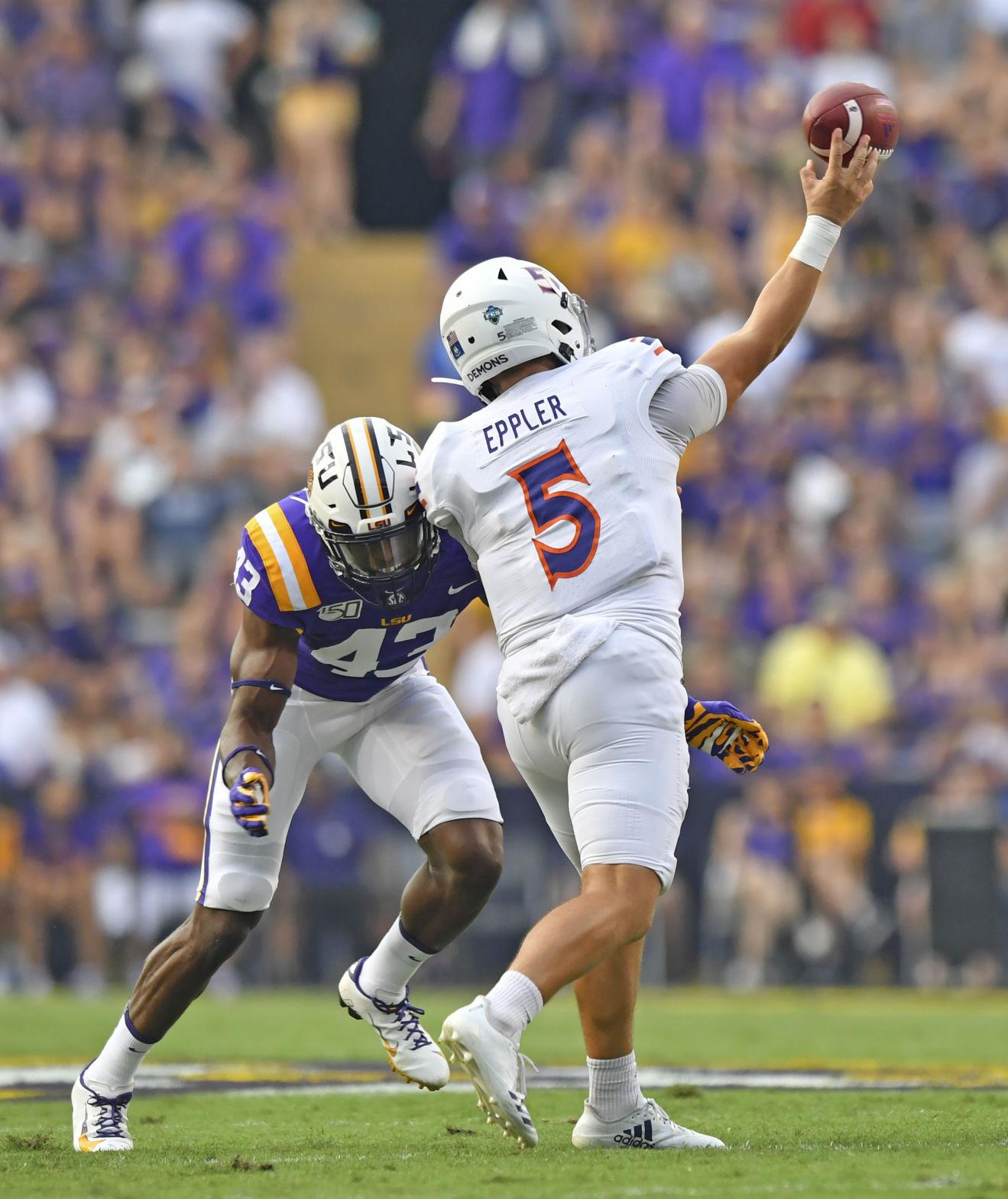 Ed Orgeron: LSU's Ray Thornton suspended for violation of team rules ...