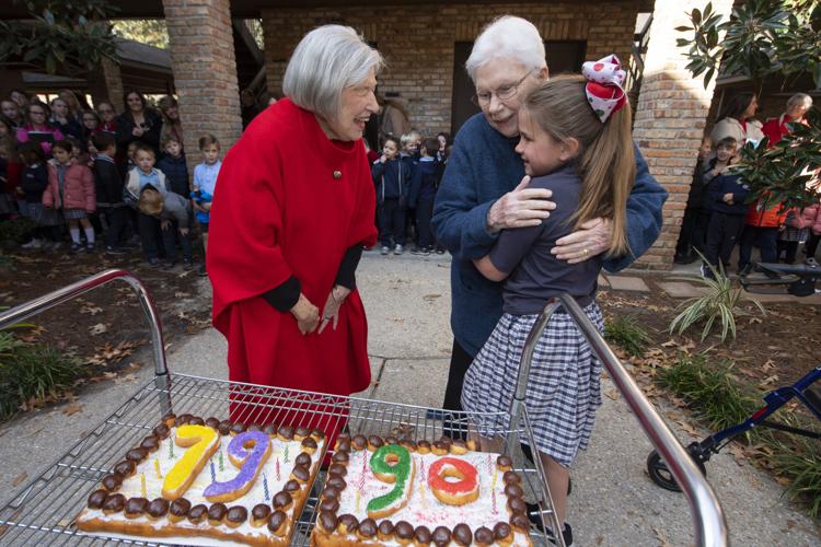 St. Jean Vianney Catholic School students, staff sing Happy Birthday to ...