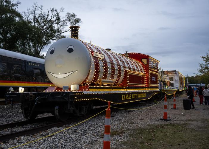 Santa arrives aboard CPKC Holiday Express Train | Ascension ...