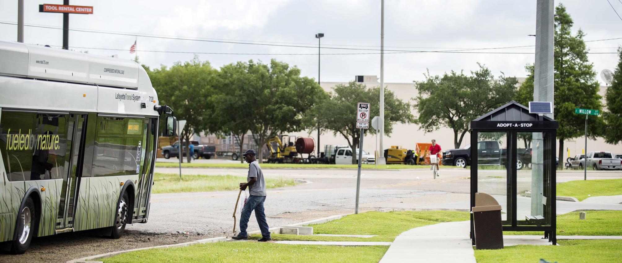 Photos: First Adopt-A-Stop covered bus stop opens in Lafayette | Photos ...