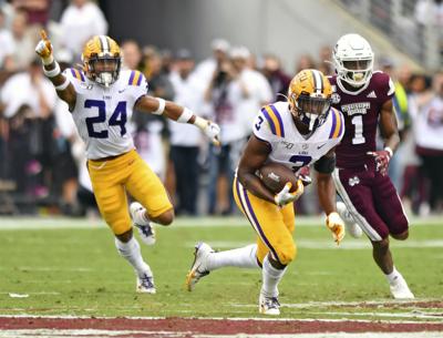 LSU's JaCoby Stevens has been named Co-SEC Defensive Player of the Week ...