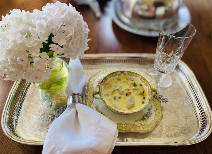 Marie DesOrmeaux Centanni adds elegance to Artichoke Soup ...