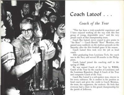 Field at West Jefferson football stadium named after Ray Latoof, coach ...