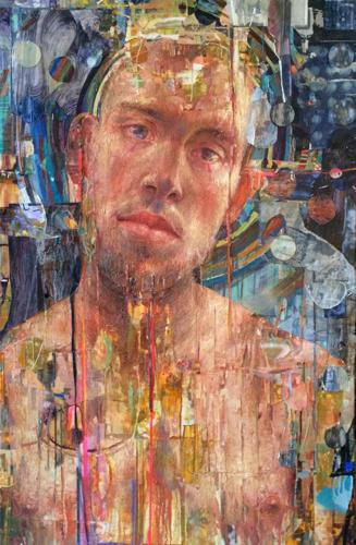 'Head Games;' Keith Perelli’s collage paintings take over Contemporain ...