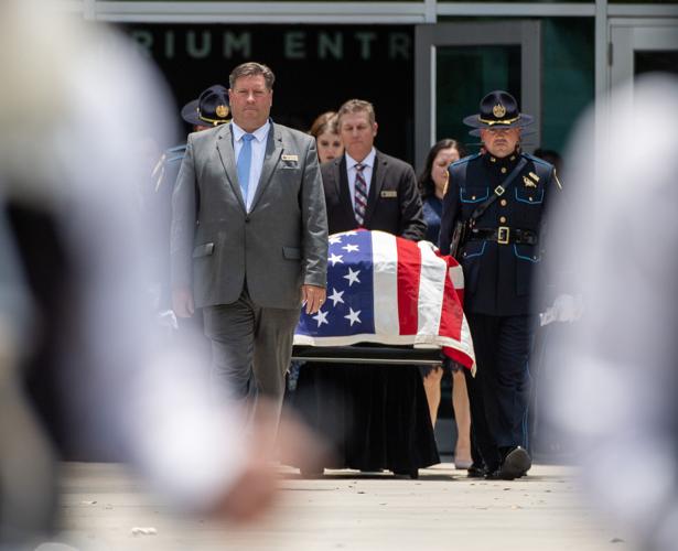 Funeral held for Denham Springs officer shot on duty | Crime/Police ...