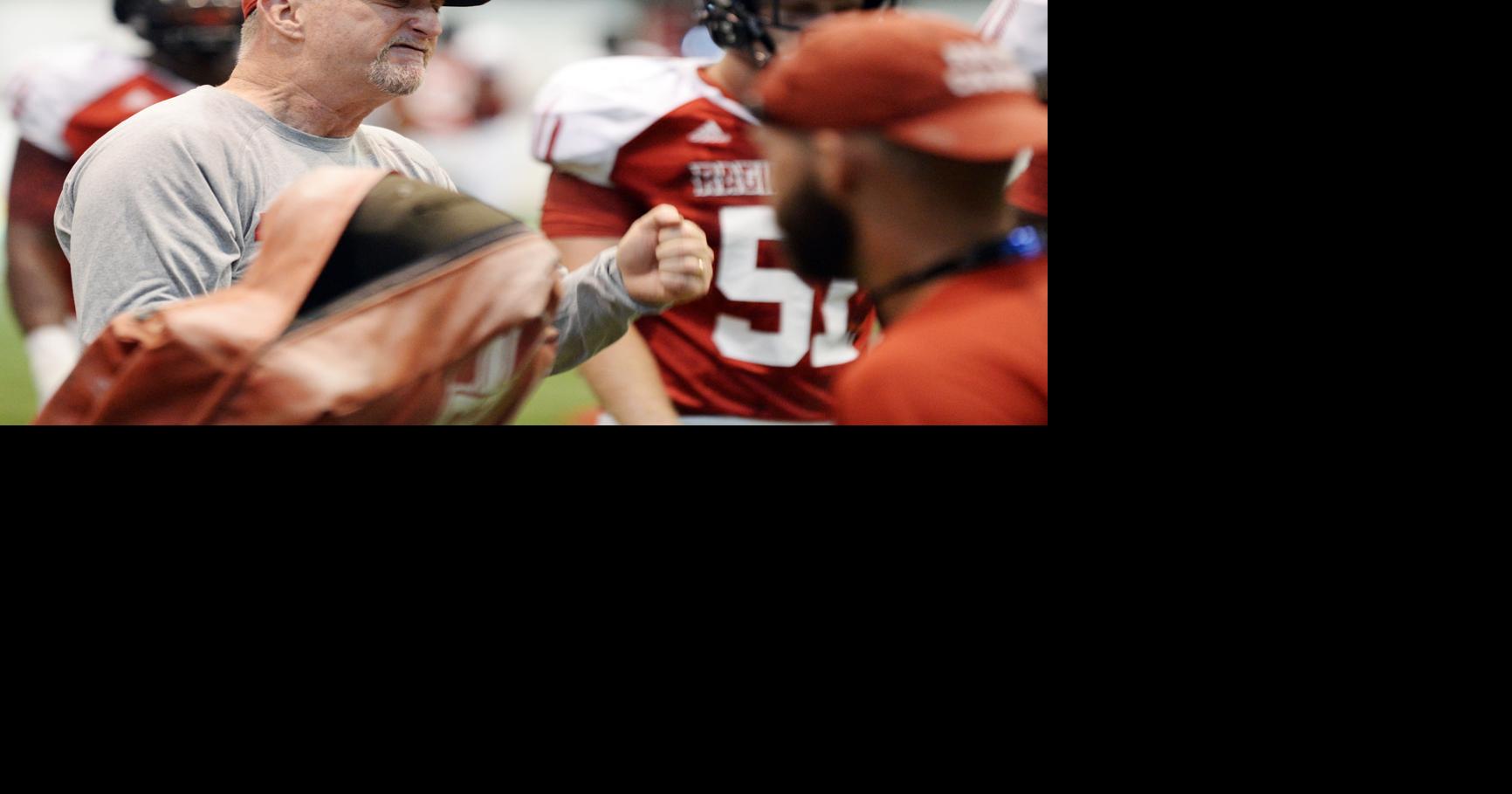 Leading with emotion: Defensive coordinator Mike Lucas shows his Ragin ...