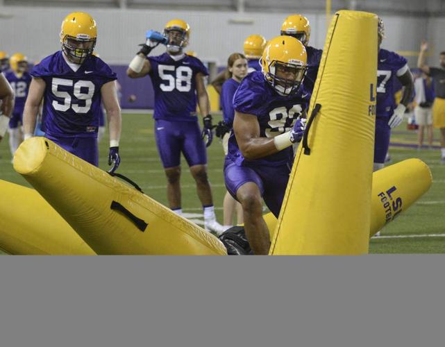 Photos: LSU's afternoon practice shows wide receivers, running backs ...