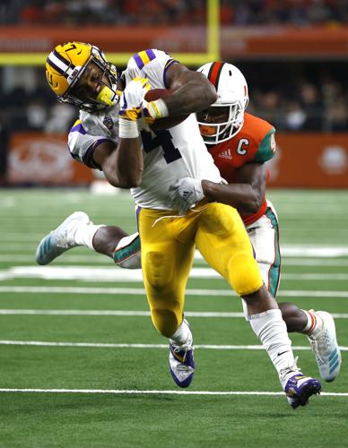 LSU RB Nick Brossette busts loose vs. Miami for career day he'll never ...