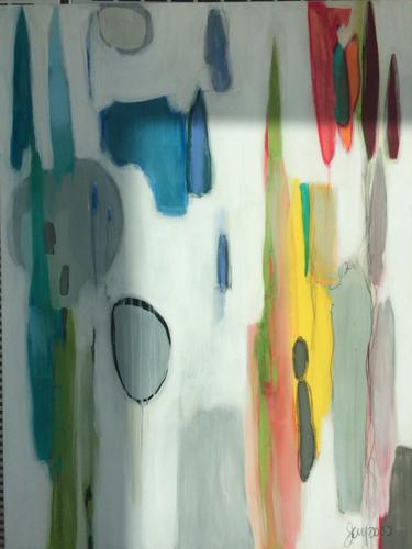 Contemporary abstracts: FW Gallery features Jennifer Poe's pop music ...