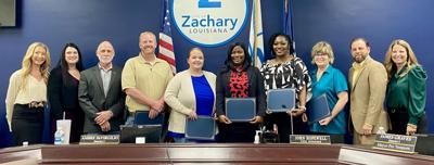 Zachary employees honored for years of service to the city | Zachary ...