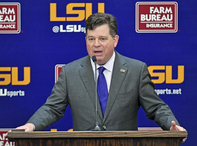 LSU AD Scott Woodward talks coaching hires, NIL, facilities and fans ...