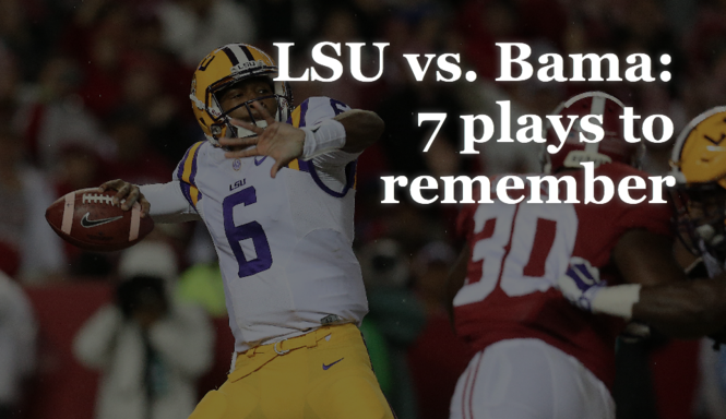 Alabama pulls away from LSU: 7 plays to remember | LSU | theadvocate.com