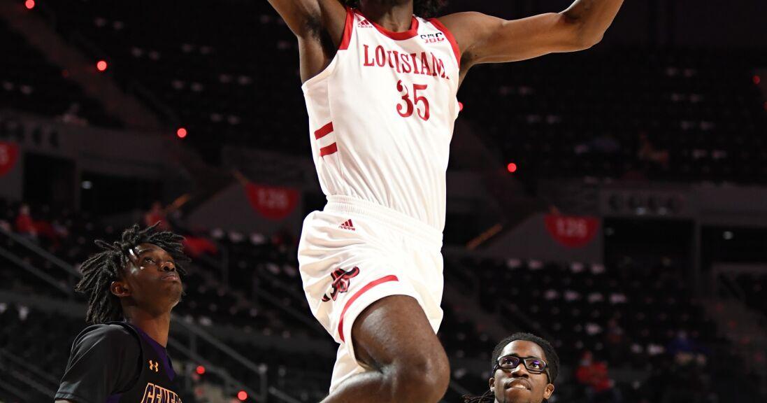There's nothing timid about UL's 6-10 freshman Isaiah Richards ... so ...