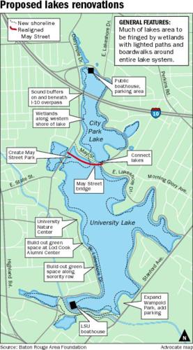 Maps released Thursday detail proposed upgrades to Baton Rouge lakes ...