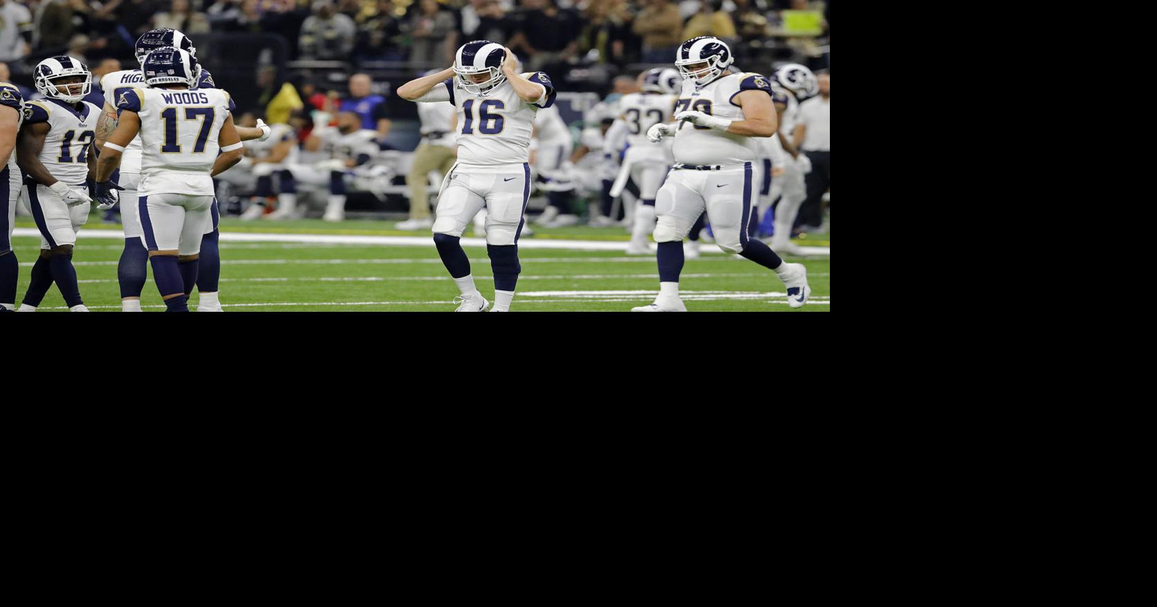 Rams QB Jared Goff says Saints crowd was 'disoriently loud' -- then ...