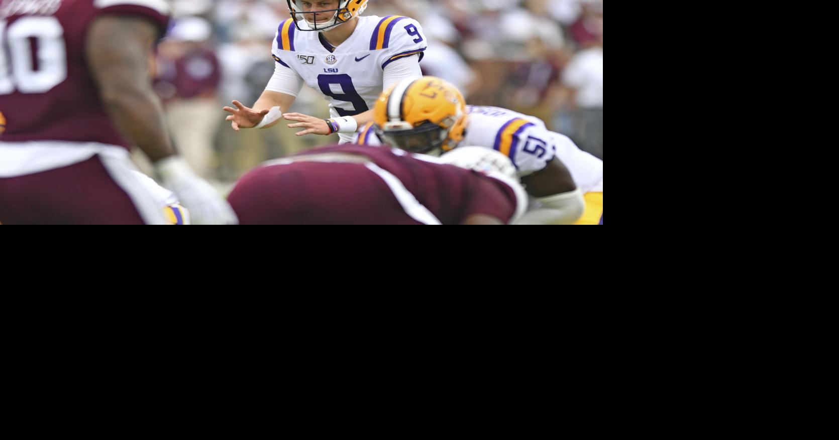 LSU's Joe Burrow on 'full moon' in Starkville: 'Never happened before ...