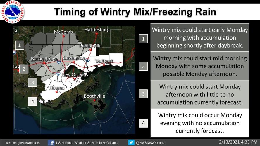 Winter storm warning issued for metro Baton Rouge: Significant ice ...