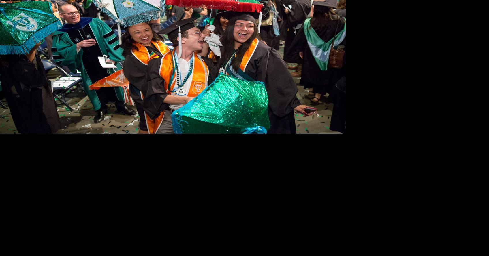 Photos: Tulane grads sent off with second-line at Spring 2018 ...