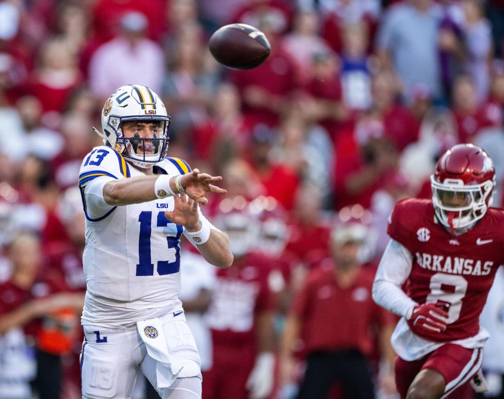 Garrett Nussmeier's average efficiency result of LSU offense | LSU ...