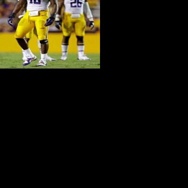 One more time around the block for LSU senior and leader Lamin Barrow ...