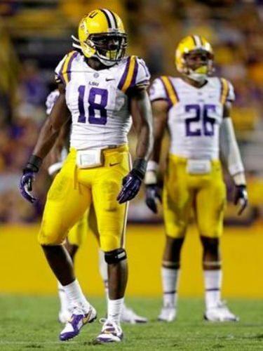 One more time around the block for LSU senior and leader Lamin Barrow ...