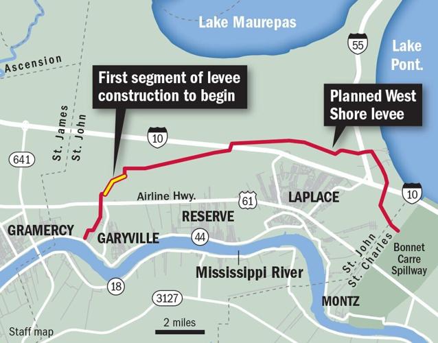 Construction to begin on first mile of West Shore levee | Environment ...