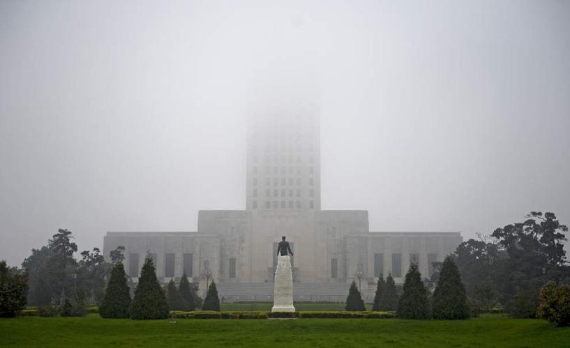 Photos: Thick fog blankets Baton Rouge, New Orleans, provides unique ...