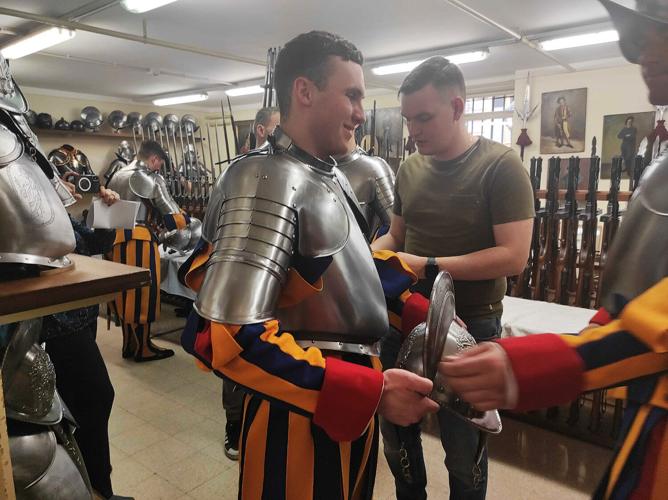 New crop of Swiss Guards prepares to serve the pope | Louisiana ...