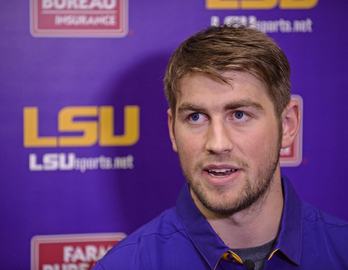 LSU's Danny Etling 'battled' back issues last season, had surgery after ...