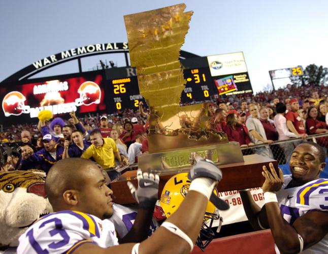 Bringing back the boot: LSU's celebrations with the Golden Boot over ...