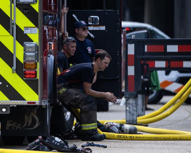 I-110 North reopens after Amazon truck fire causes lane closures ...