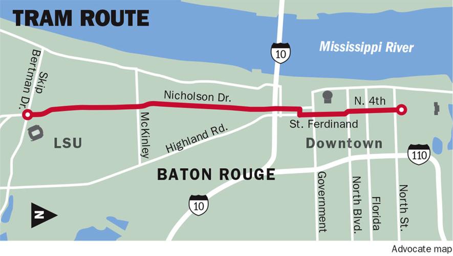 Mayor Broome continuing progress on downtown-LSU tram, hoping to open ...