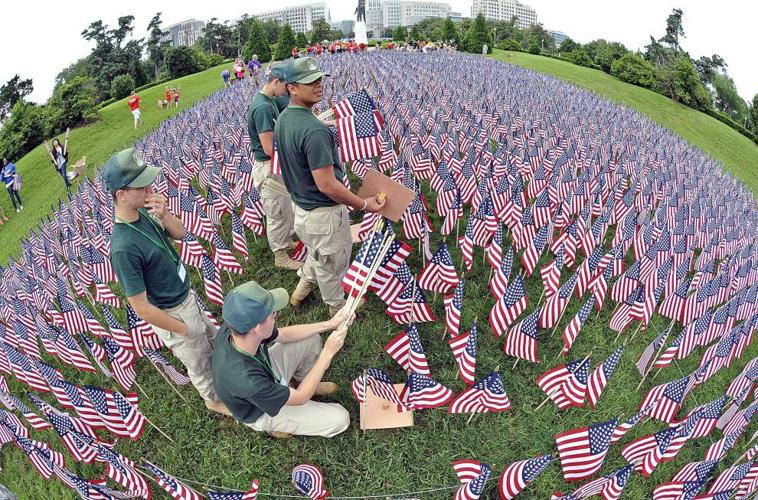 Photos: 11,000 flags planted downtown to commemorate Louisiana’s war ...