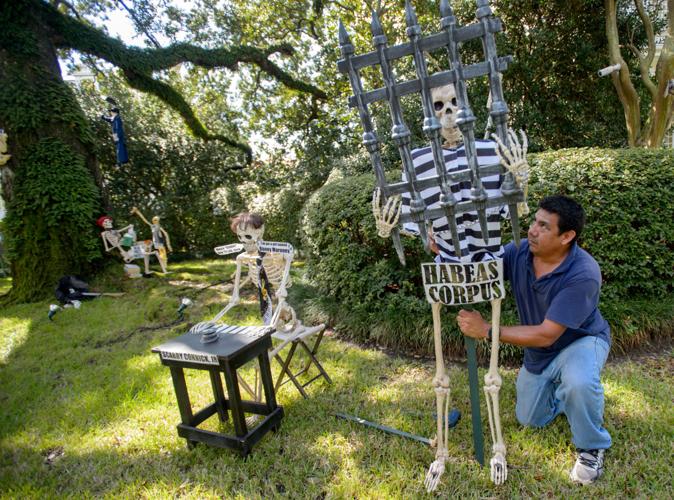Photos: Louellen Berger's Skeleton House Re-erected after Hurricane ...