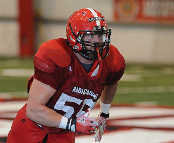 Cajuns linebacker Jake Molbert goes full bore whether practice or games ...
