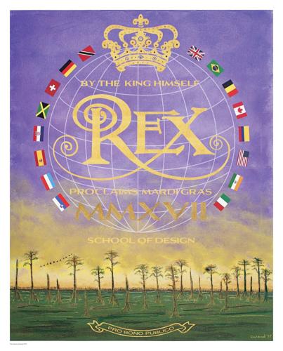 Tweaking tradition Artist puts his own stamp on Rex proclamation ...