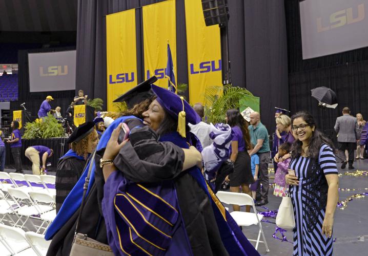 Photos: LSU spring graduation had it all -- streamers, smiles and Mike ...