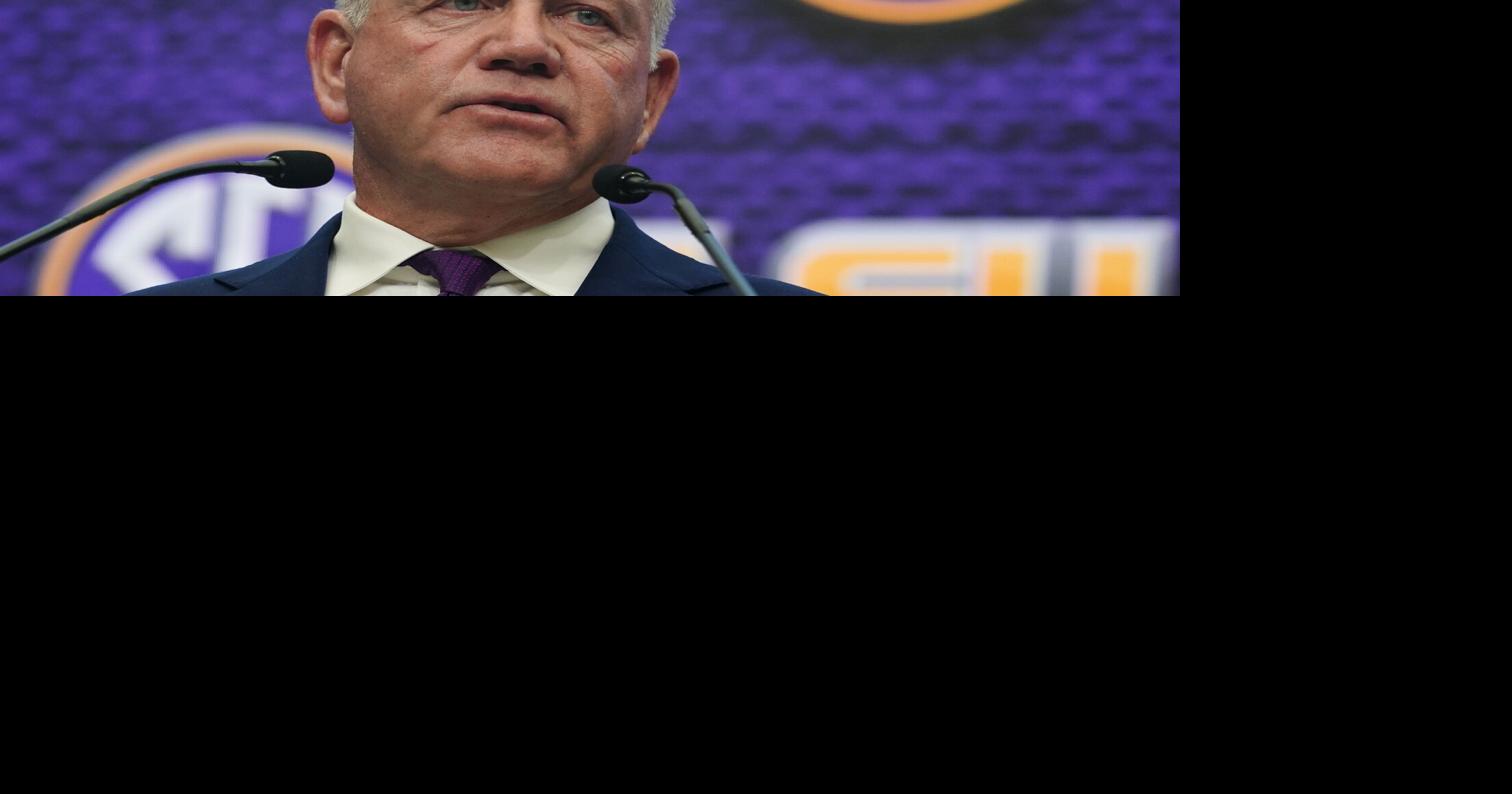 Live: LSU coach Brian Kelly talks about his QB, other topics ahead of ...