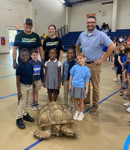 Thomas the Tortoise visits St. Francisville Rotary and school ...