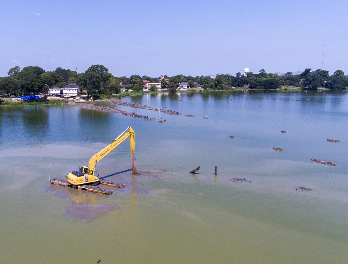 Watch crews work on phase one of University Lakes project | News ...